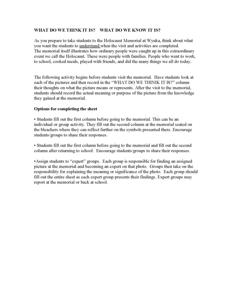 Nebraska State Holocaust Memorial-Wyuka Cemetery - Institute for ...